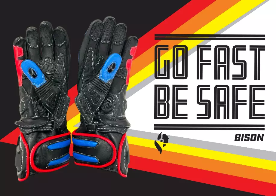 Bison Thor.1 Motorcycle Racing Gloves – Bison Track