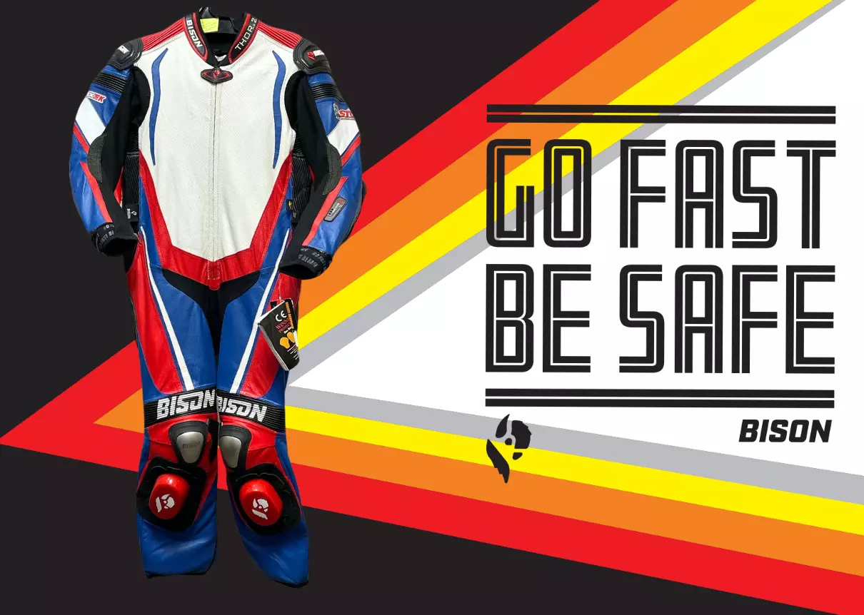Bison Thor.2 One Piece Kangaroo Motorcycle Racing Suit – Bison Track