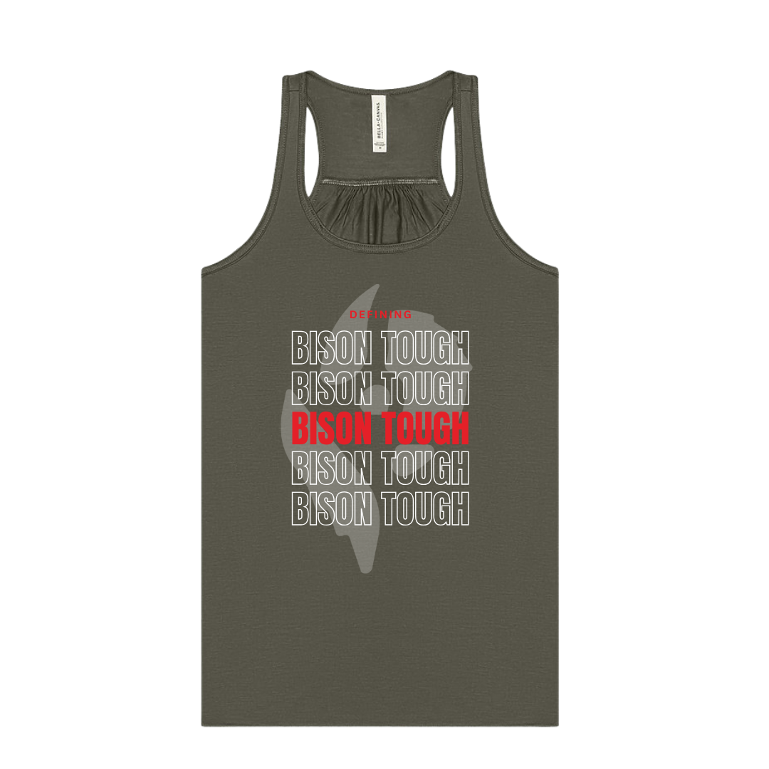 Defining Bison Tough Women's Tank Top – Bison Track