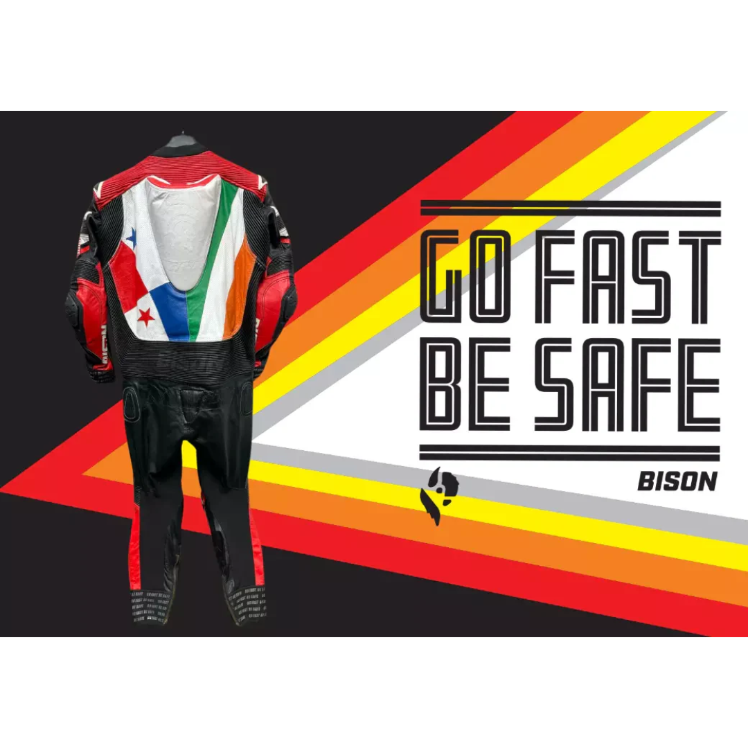 Bison Thor.2 One Piece Cowhide Motorcycle Racing Suit – Bison Track