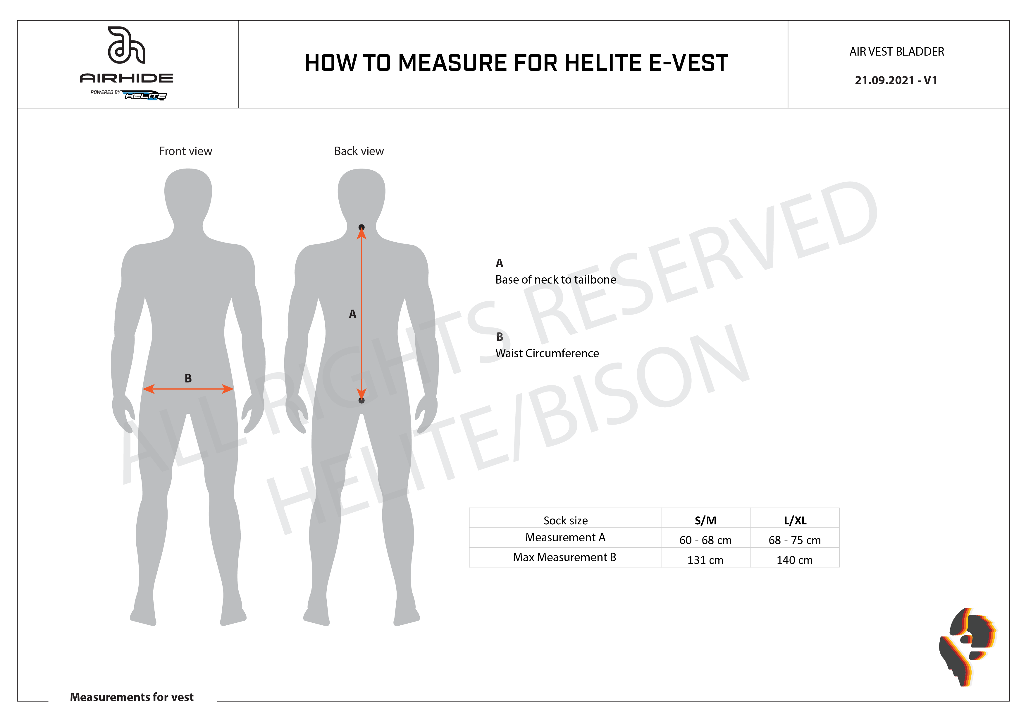 PRE-ORDER: Helite Integrated Electronic Vest – Bison Track